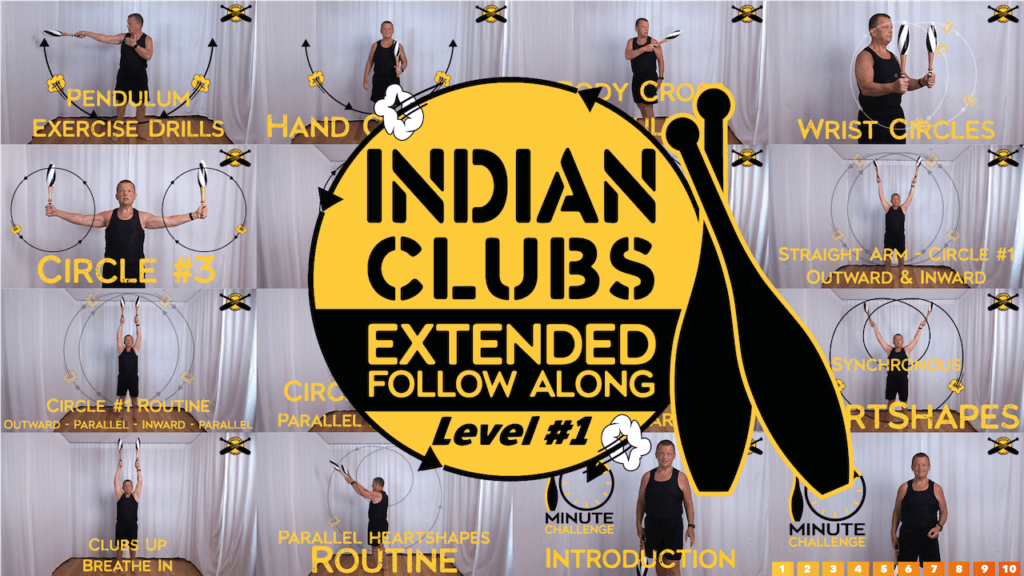 Indian Clubs Extended Level 1 – Indian Clubs and how to use them